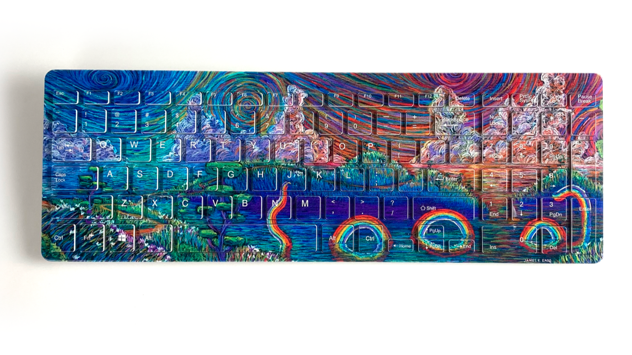 The Rainbow Dragon by James R Eads – Custom Keyboard Shop